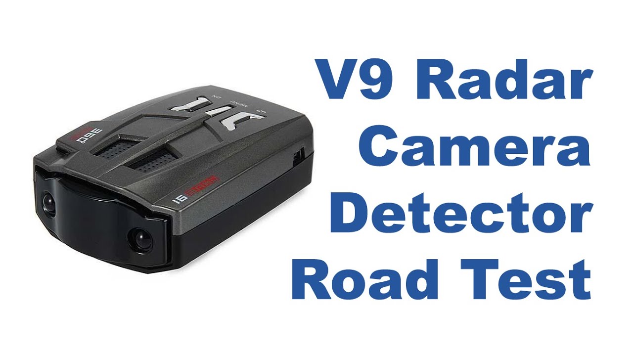 V9 Radar Camera Detector Road Test - YouTube