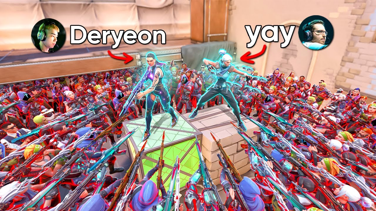 Valorant's BEST PRO Players Try an IMPOSSIBLE Challenge... (ft. yay ...