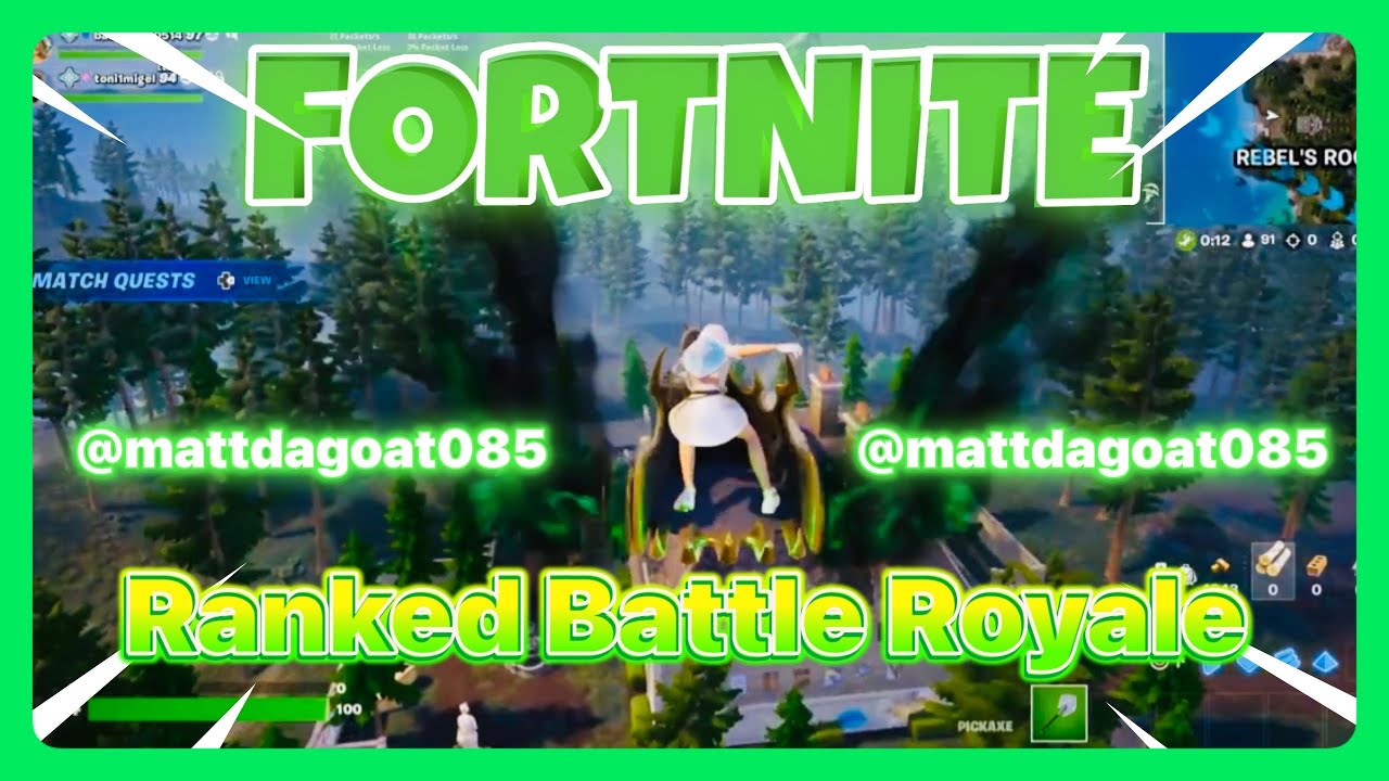 Quick Game Of Ranked Battle Royale!! Tag:mattdagoat085 - YouTube