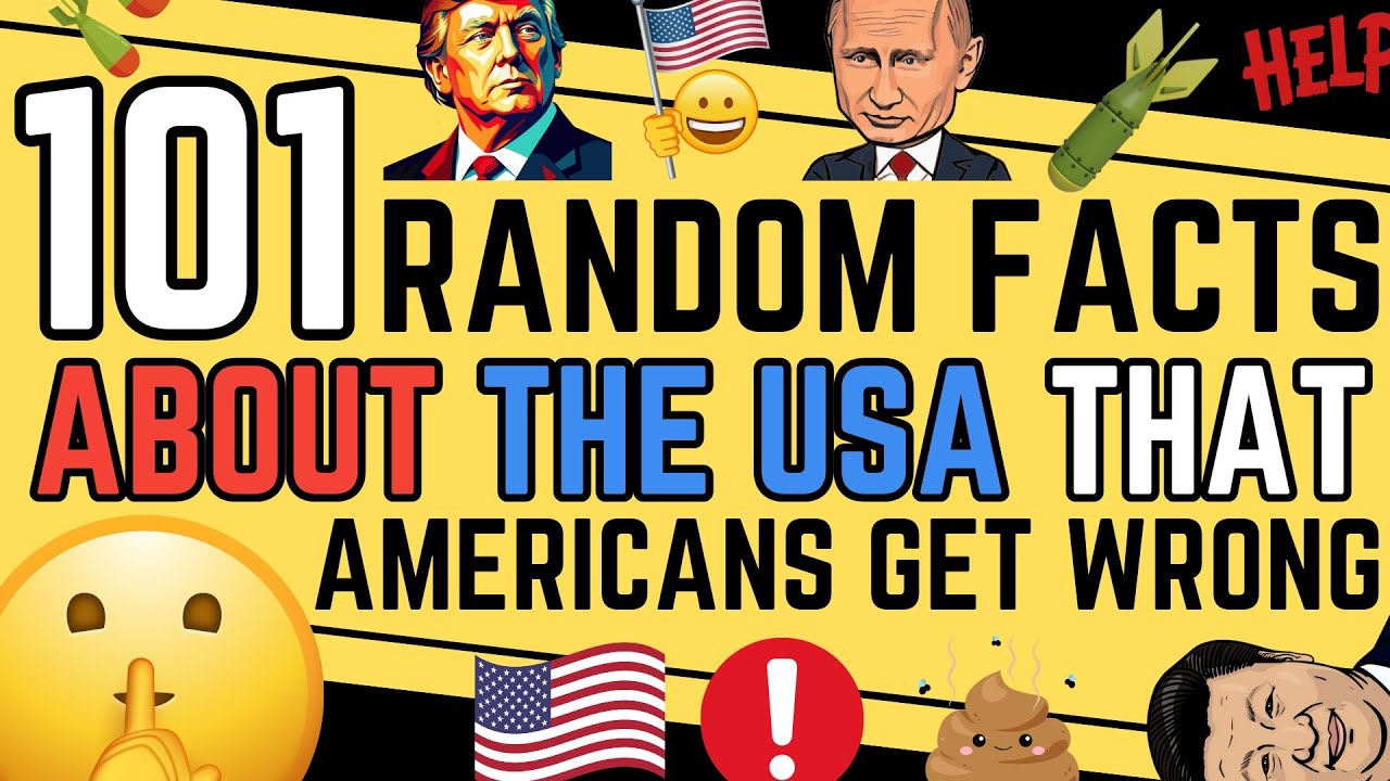 101 Random FACTS About The USA That 99% of Americans Get WRONG! - YouTube