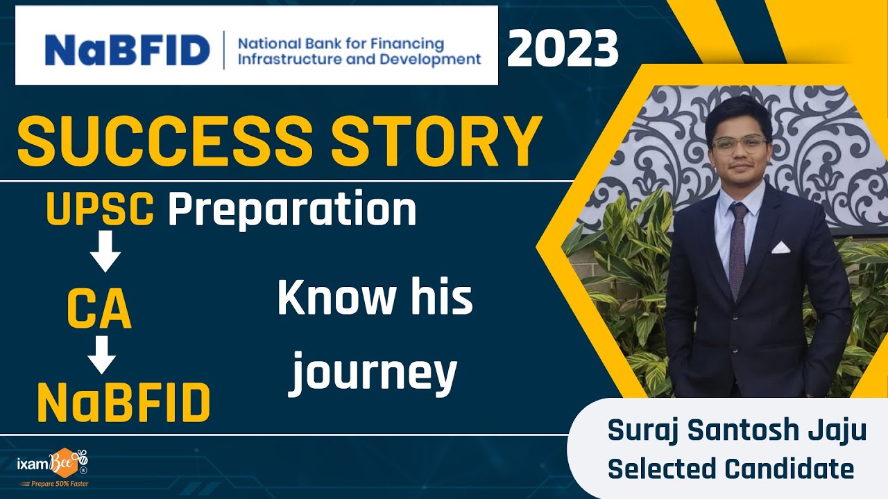 NaBFID Success Story 2023 || from UPSC preparation to CA to NaBFID ...