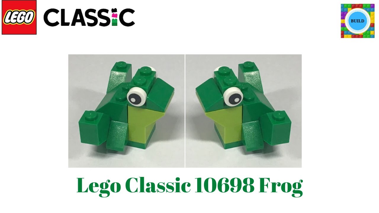 Easy Lego Frog | Lego 10698 Frog | Lego Frog Tutorial - YouTube