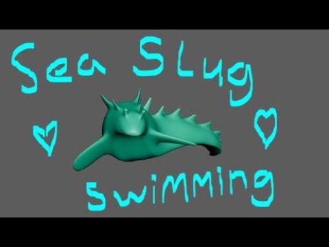 Sea Slug creature Swimming using Motion path v2 - YouTube
