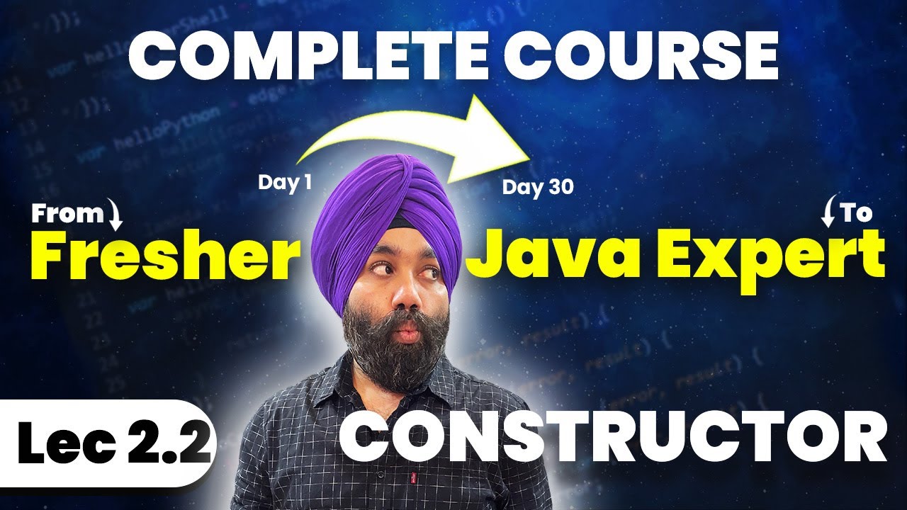 2.2 Constructors in Java Explained - YouTube
