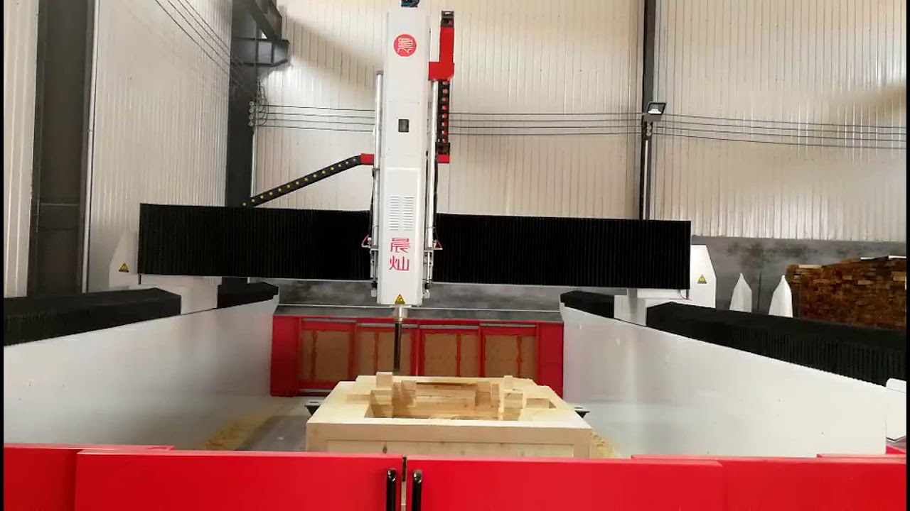 Big size CNC wood pattern-making machine for casting industry - YouTube