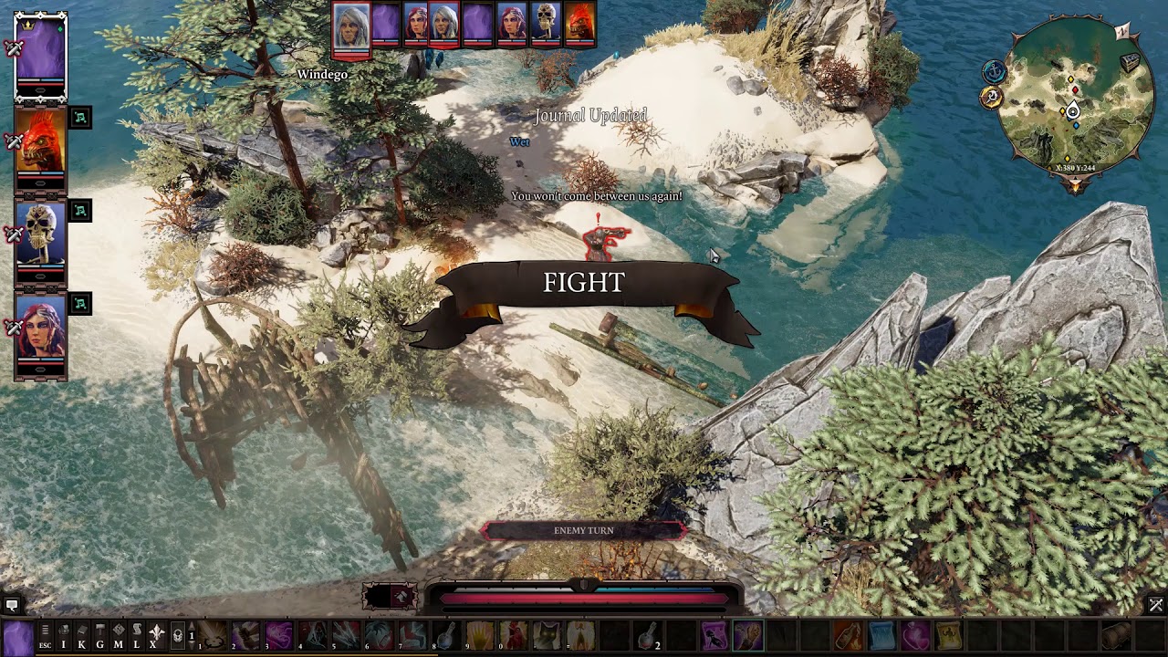 Fort Joy Beating Windego & other Mobs East of Fort - Tactician ...