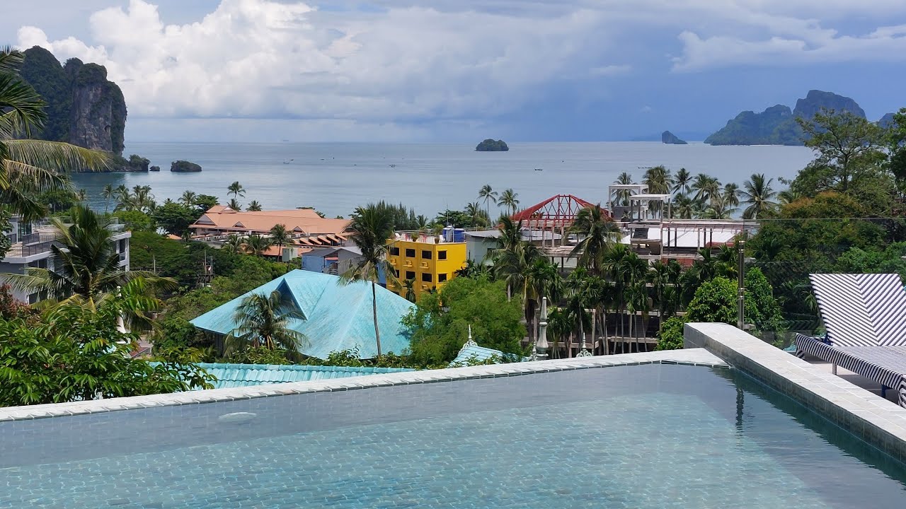 Infinity Pool, Krabi Tipa Resort, Ao Nang Beach, Krabi, Thailand - YouTube