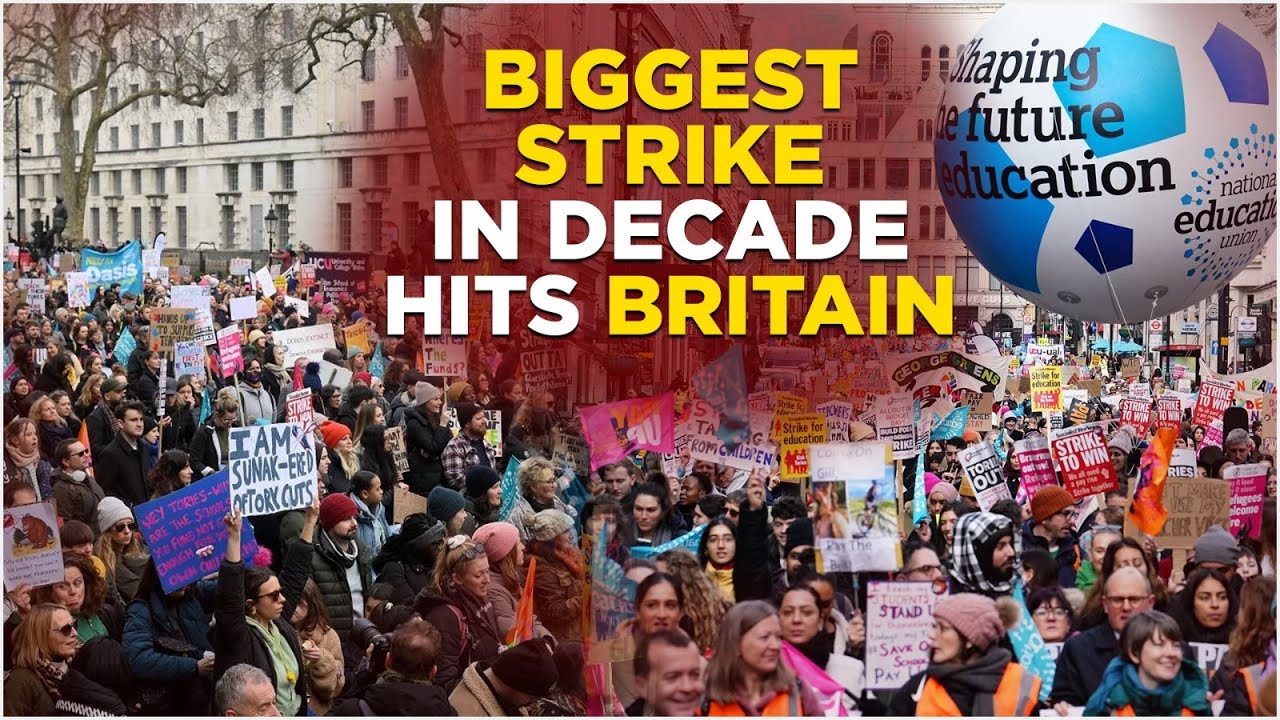 Britain Strikes Live: UK Hit By Biggest Stikes In A Decade As Pay ...