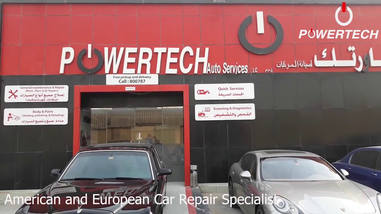 Powertech Auto Services | Best Premium Auto Service in Dubai - YouTube