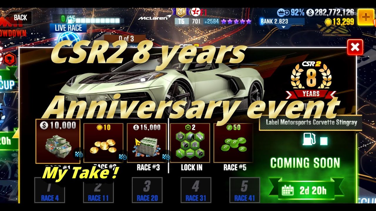 CSR 2 | CSR Racing 2, CSR2 8 years Label Motorsports Corvette Stingray ...