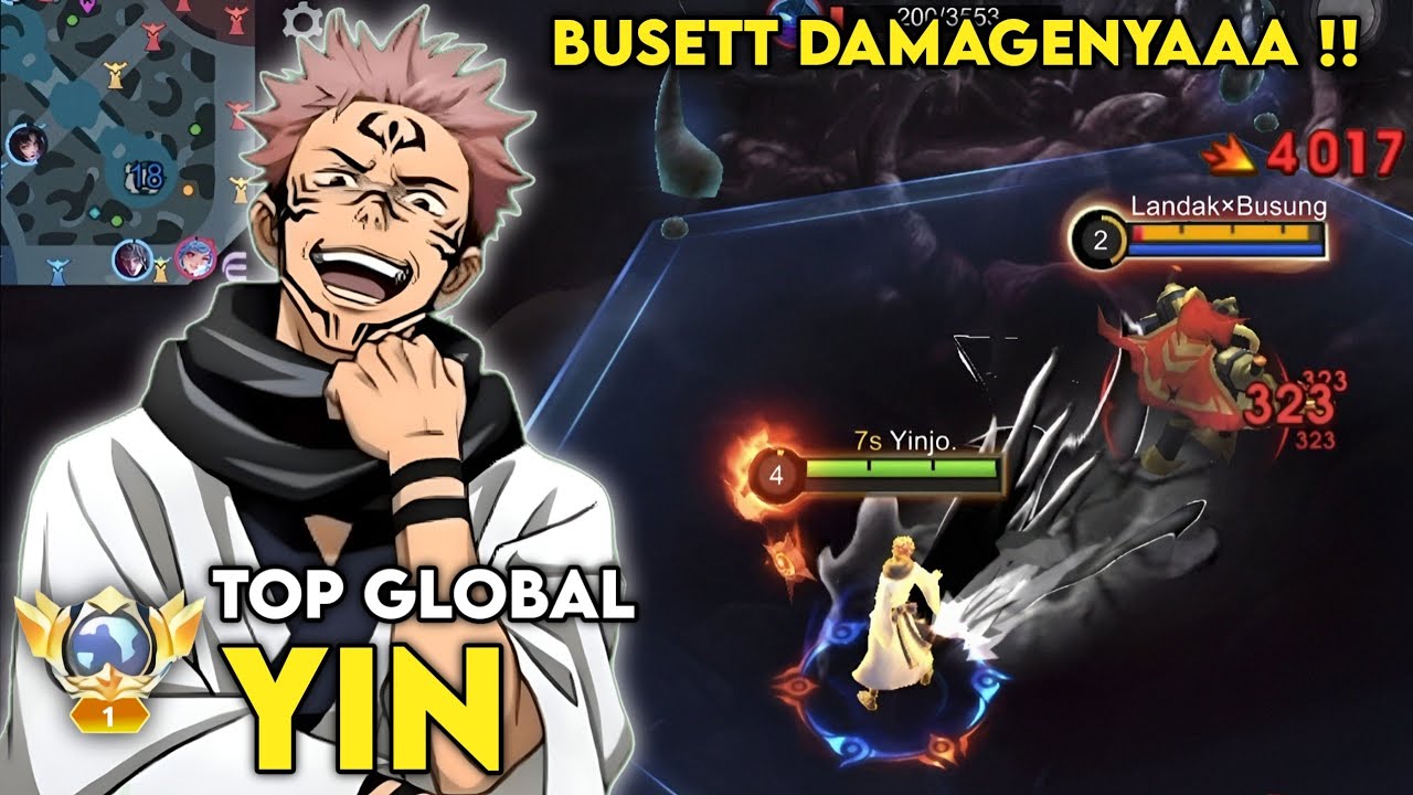 BENERAN GILA INI BUILD!💀COMBO SIAPAPUN PASTI MATI! | TOP GLOBAL YIN ...