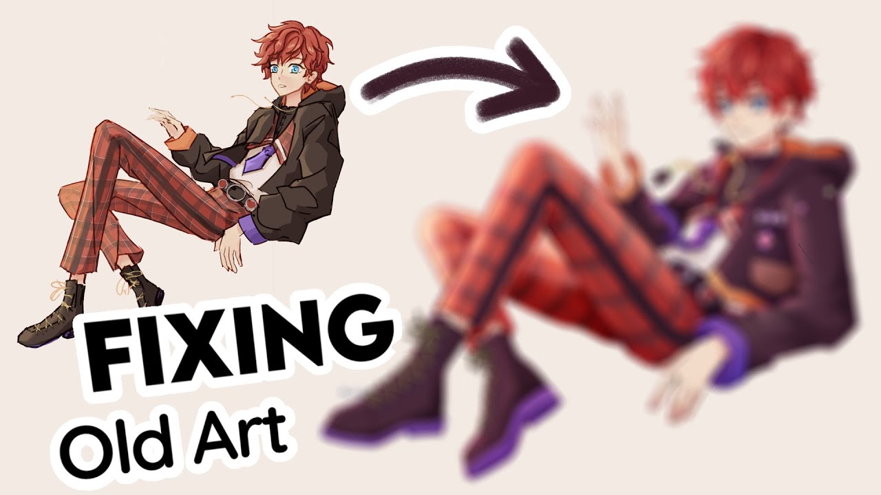 Fixing Old Art - How I Critique my Art - YouTube