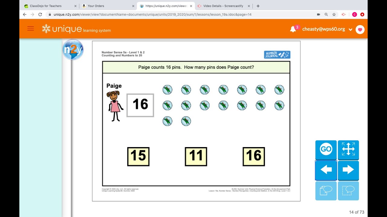 Amusement Park Math: Counting and Number to 20 - YouTube