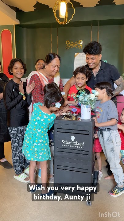 Wish you very happy birthday, Aunty ji 🥳 #hairbysanjeev #birthday # ...