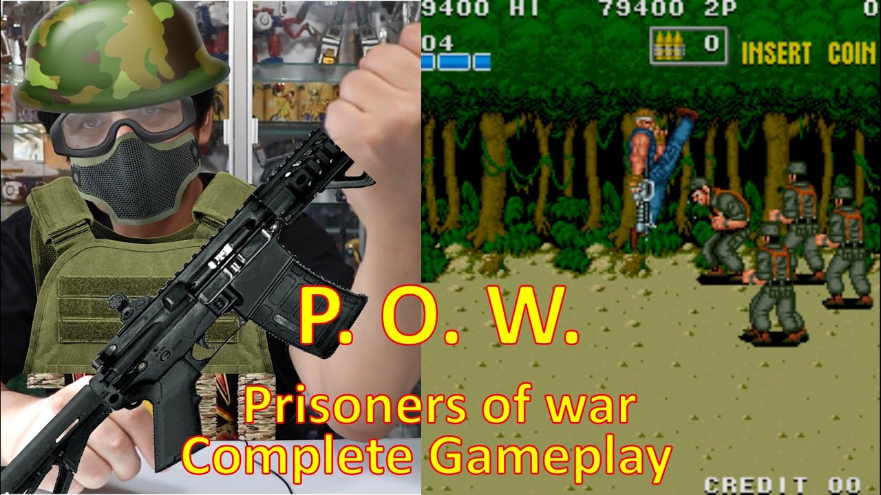 P.O.W. Prisoners of war Arcade Gameplay Playthrough Longplay 1cc - YouTube