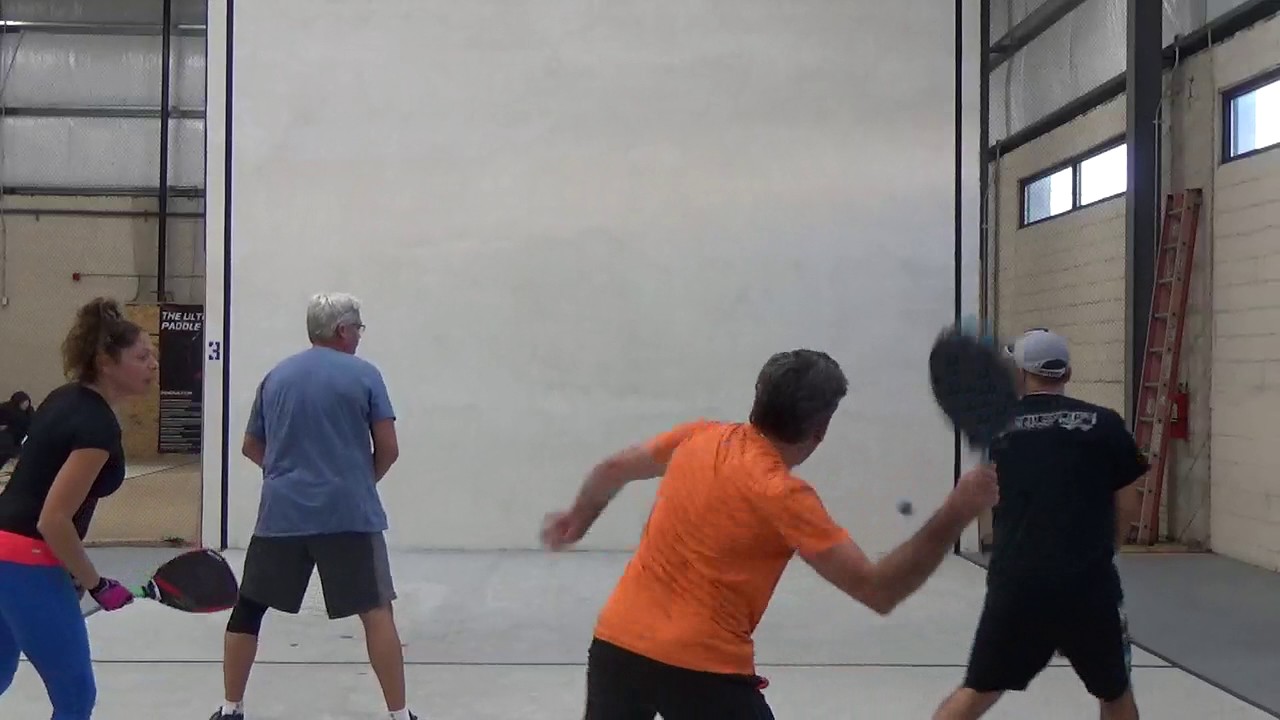 Paddleball One Wall Saturday - YouTube