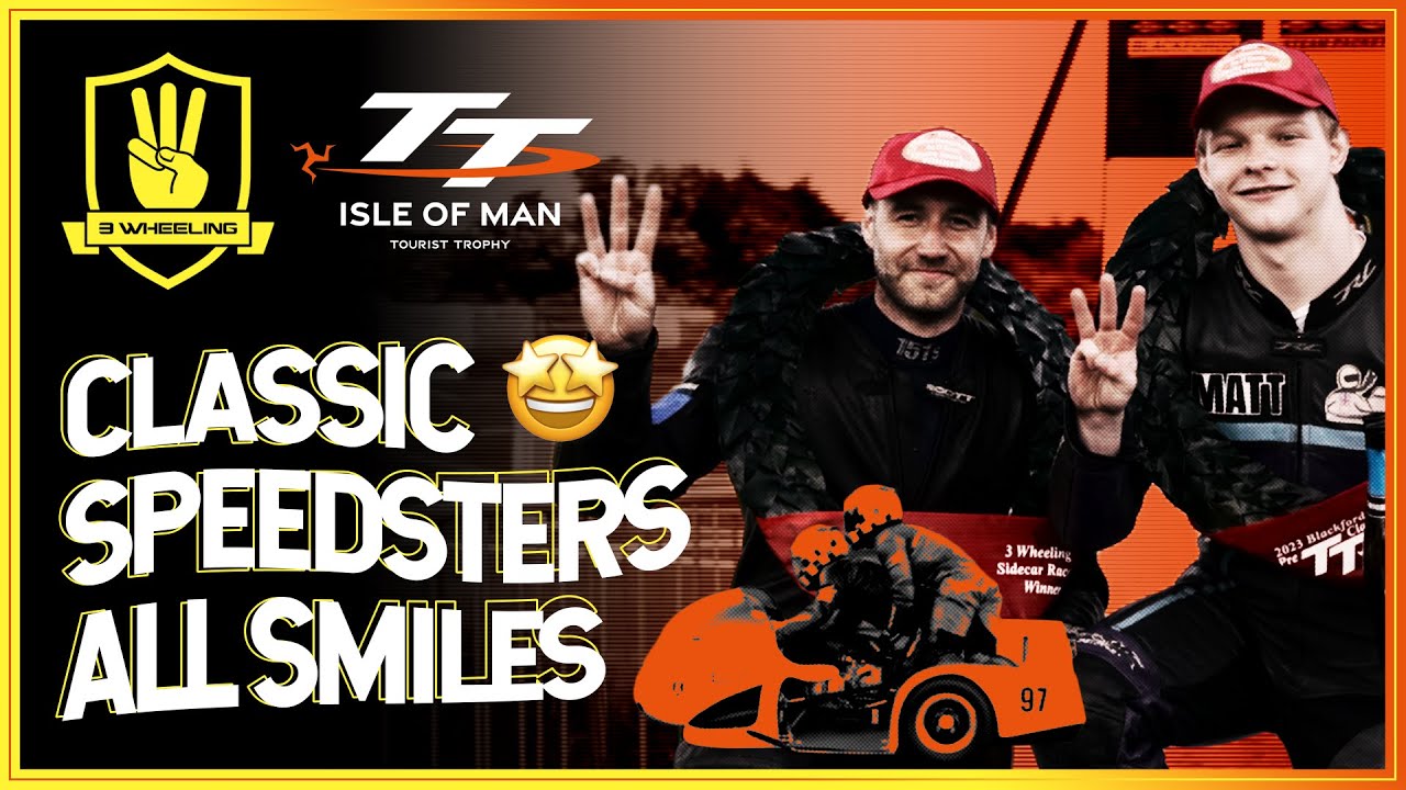 CLASSIC SPEEDSTERS ALL SMILES 🤩 Bob Dawson & Matthew Sims on a 1070 DMC ...