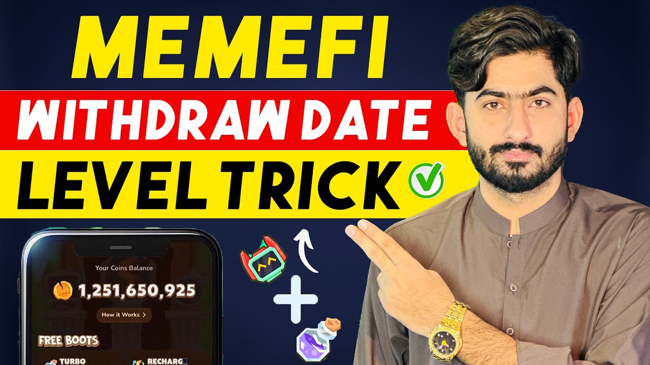 Memefi Withdrawal Date | Increase Memefi Mining Level Insatant | Lvl Up ...