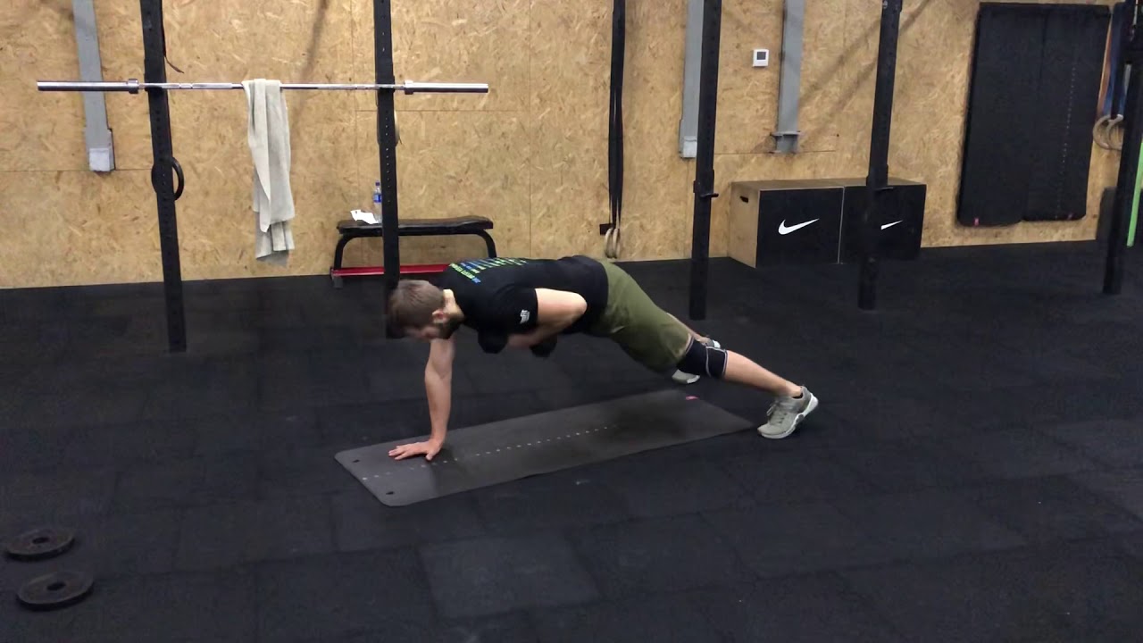 DB weighted plank rotations - YouTube