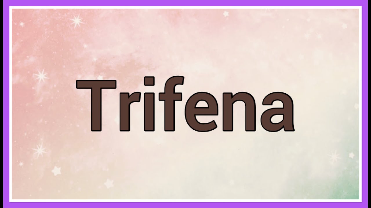 Nombre : Trifena Significado y versículo bíblico - YouTube