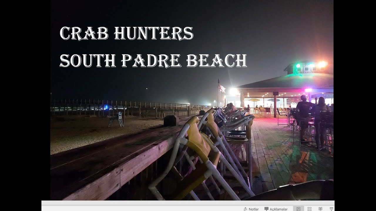 CRAB HUNTERS ON SOUTH PADRE BEACH - YouTube