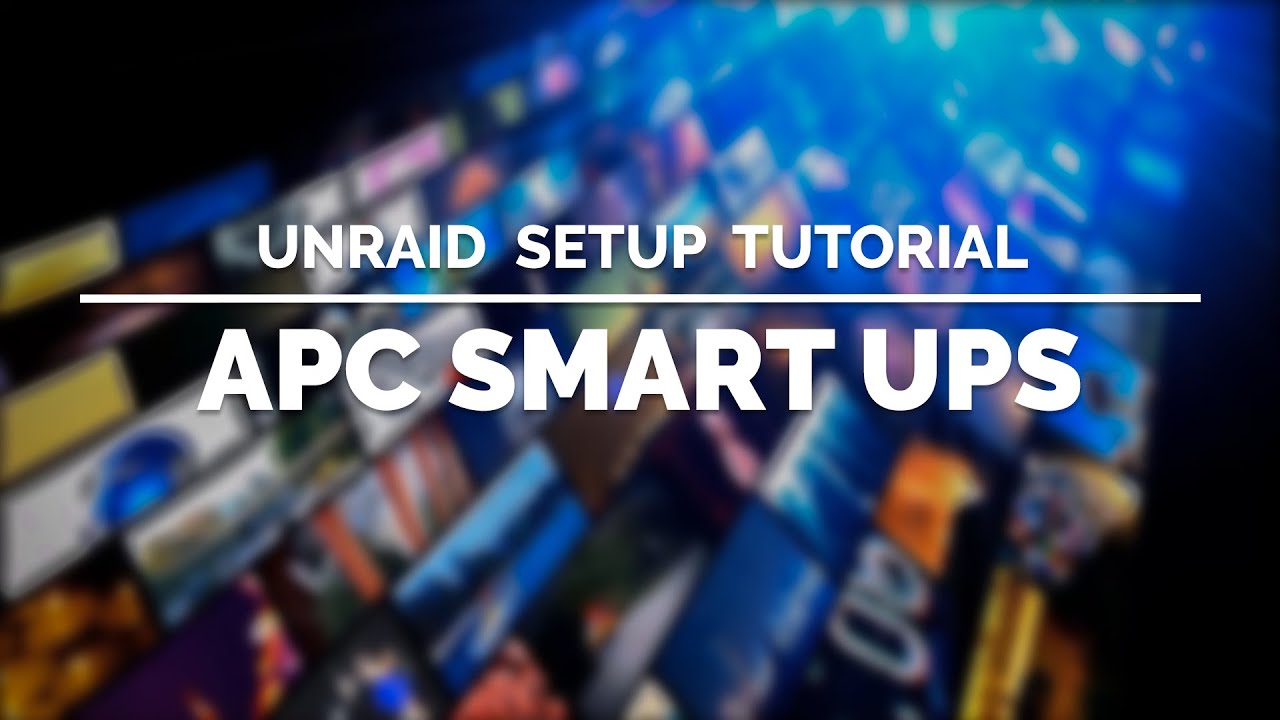 APC Smart UPS Konfiguration in unRAID - APC Management Card - YouTube