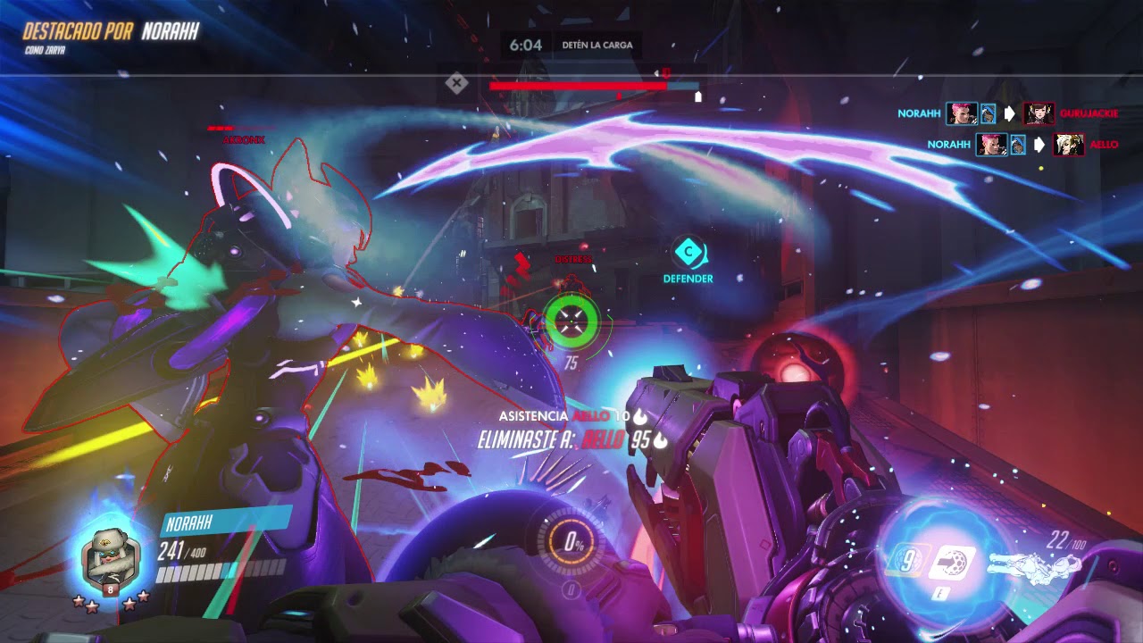 Highlights: Zarya 3k grav + banana monkey [Overwatch] - YouTube