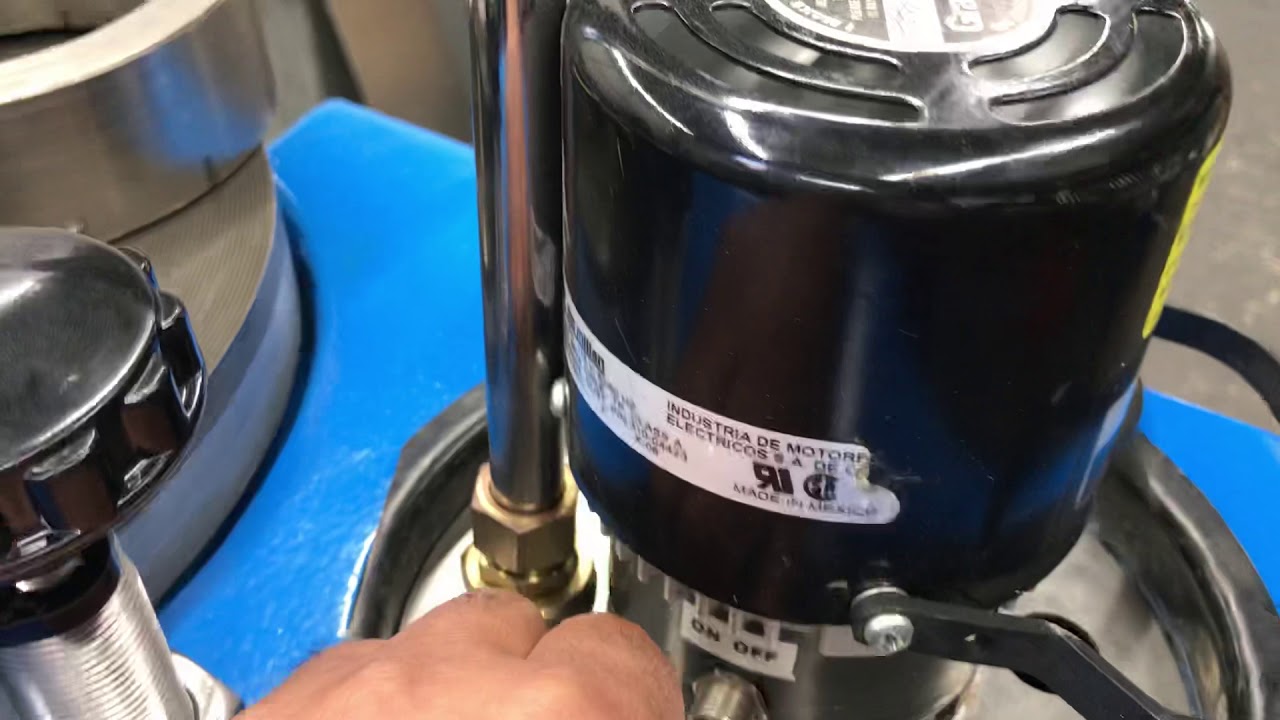 LAPMASTER 12 polishing machine - YouTube