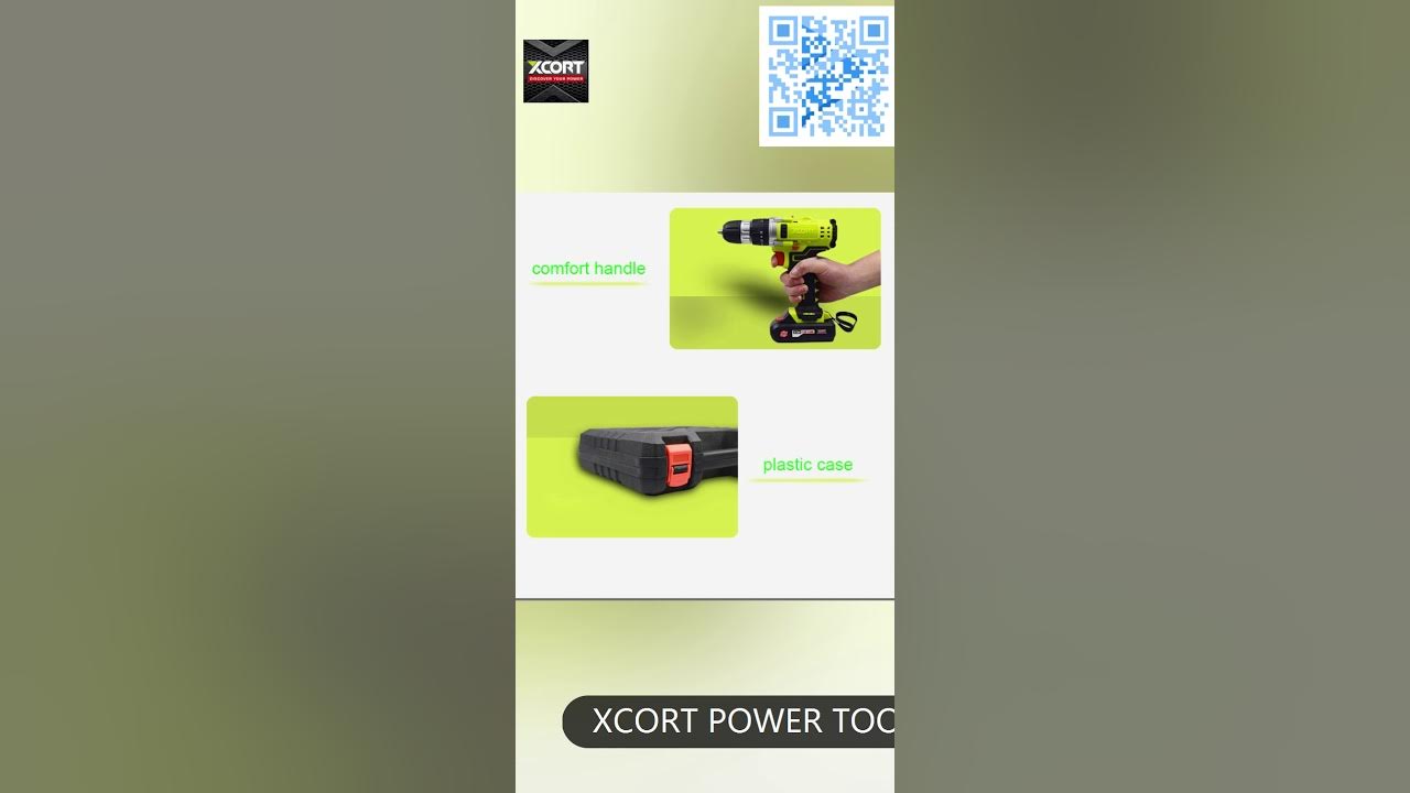 XCORT tools XDC01-12 cordless drill not bosh makita ryobi - YouTube