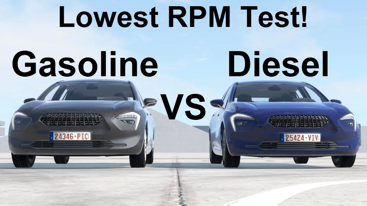What's The Lowest RPM An Engine Can Idle At? BeamNG. Drive - YouTube