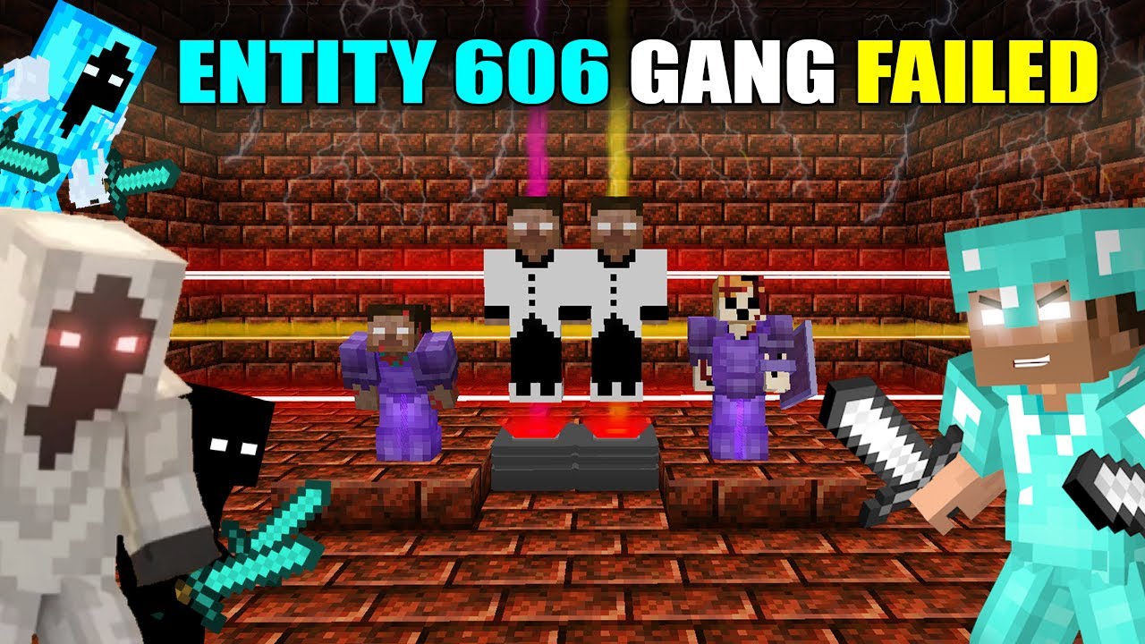 ENTITY 606 GANG FAILED 😈 HEROBRINE SECRETLY SAVED ZEROBRINE IN SECRET ...