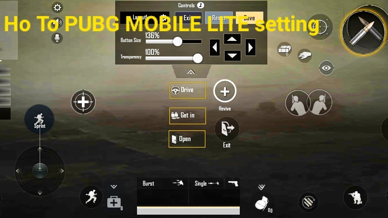 Ho To PUBG MOBILE LITE setting Mobile ke liye gun control - YouTube