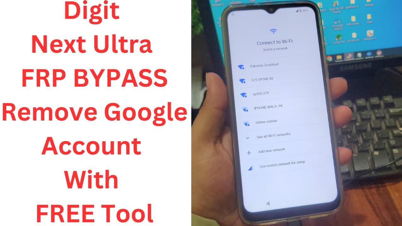 Digit Next Ultra FRP Bypass || Remove Google Account With FREE Tool ...