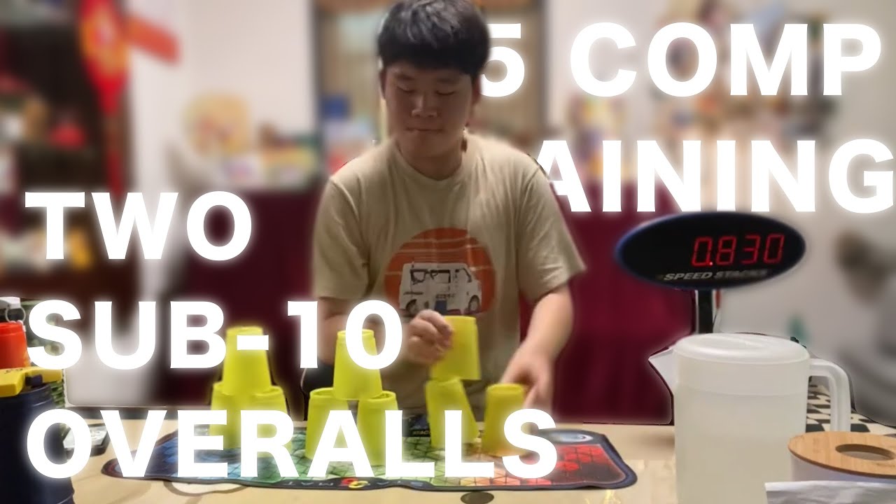 Sport Stacking | 2 sub-10 overall G5 Competition Training! - YouTube
