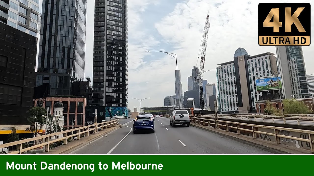 [AUS] Driving from MOUNT DANDENONG to MELBOURNE (Real-Time Drive) - YouTube