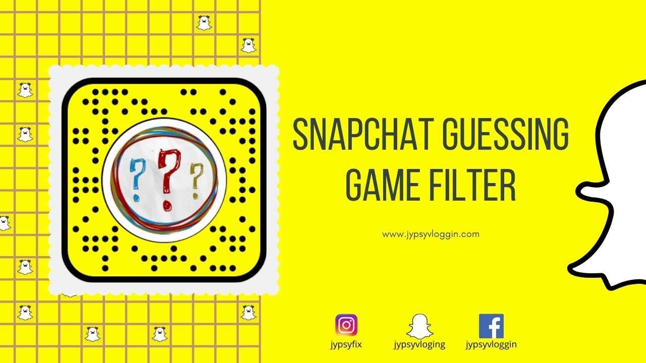 How to get guessing game filter on snapchat - YouTube