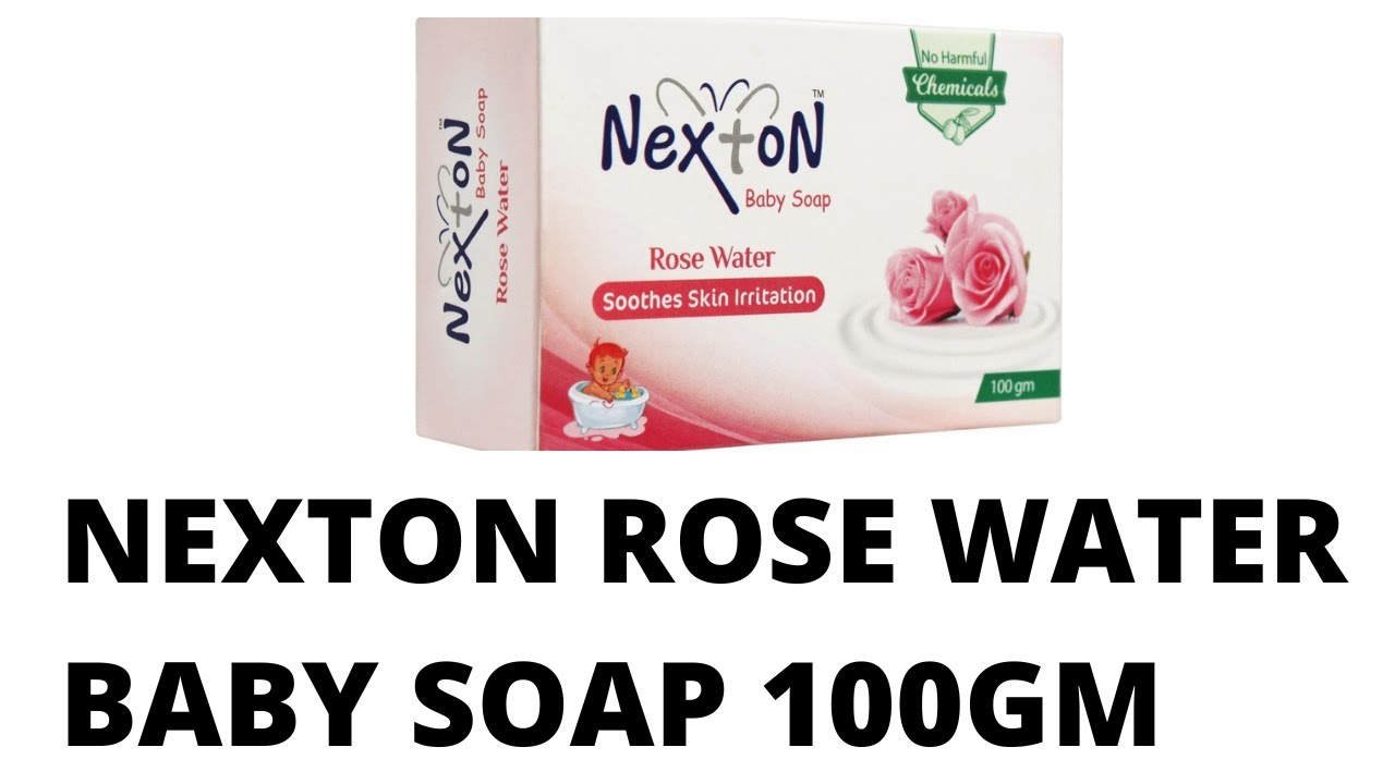 Nexton Rose Water Baby Soap 100gm - YouTube