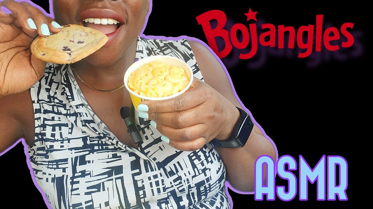 Bojangles| Bo*berry Cookie| And Mac & cheese| #Asmr - YouTube