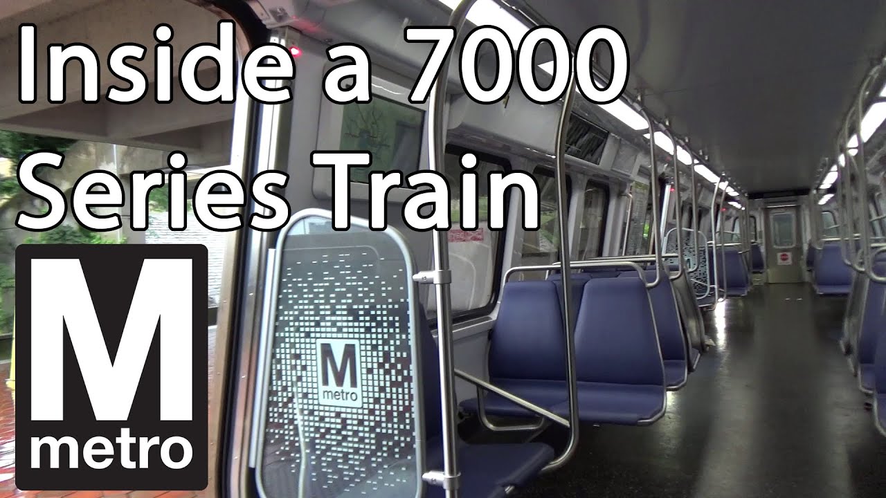 Inside a WMATA Metro 7000 Series Train - YouTube