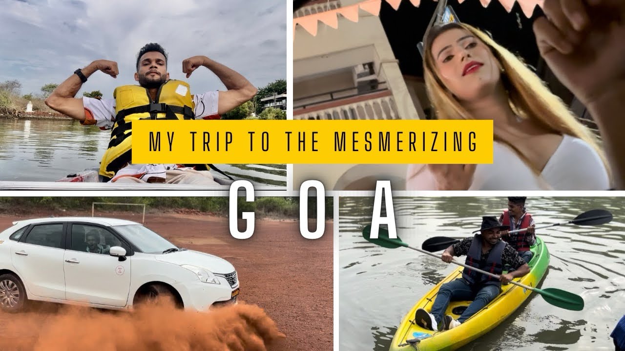 KAYAKING🚣,CRUISE🚢, CAR DRIFT, RUSSION, ARAMBOL BEACH| GOA DAY 2 | VLOG ...