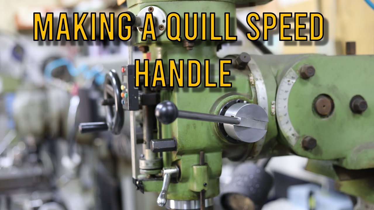 Making a quill speed reposition handle. - YouTube