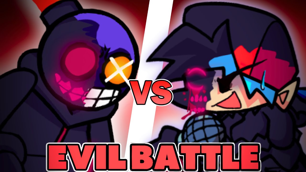 FRIDAY NIGHT FUNKIN' mod Boyfriend VS EVIL Whitty (Corrupted Whitty ...