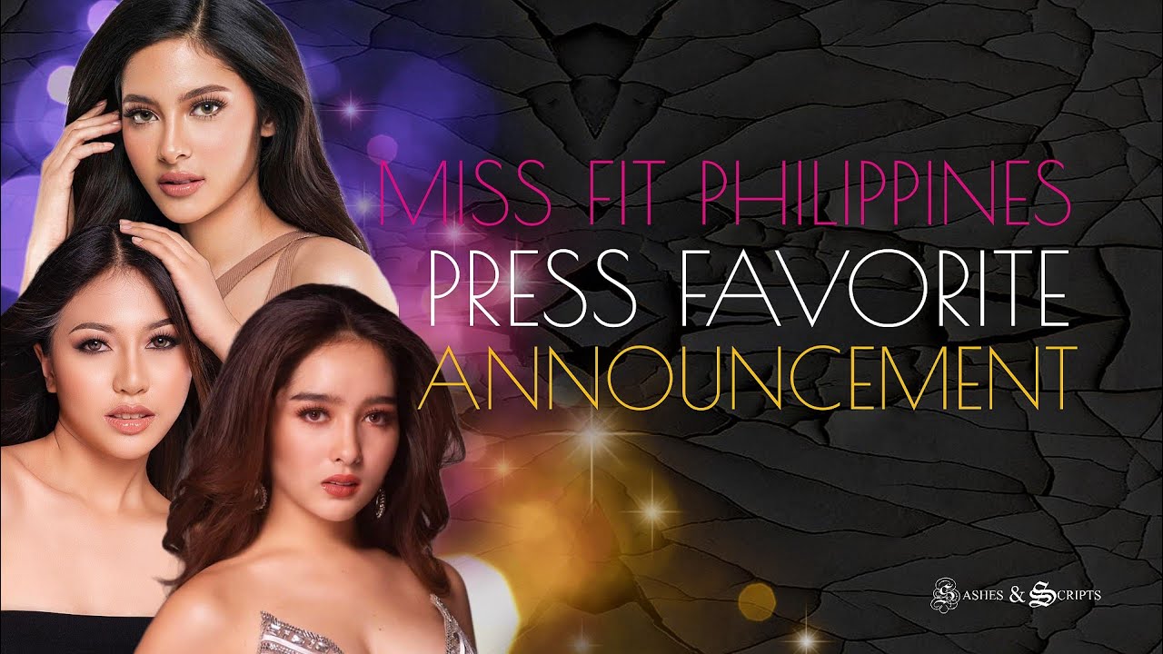 Miss Fit Philippines 2022 Announcement of Press Favorites - YouTube