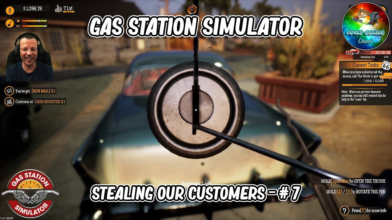 ⛽️ Gas Station Simulator - Our uncle asked us to steal the customers ...