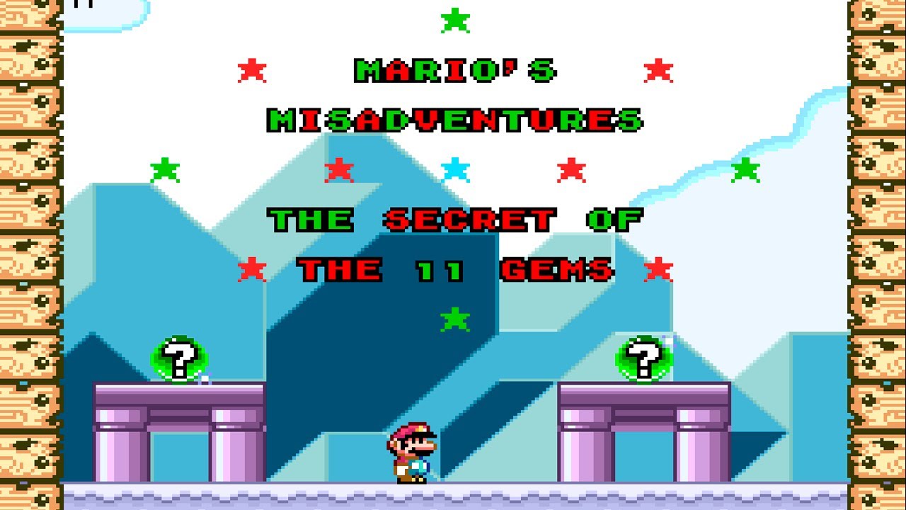 Mario's Misadventures The Secret of The 11 Gems SUPER MARIO WORLD MOD ...