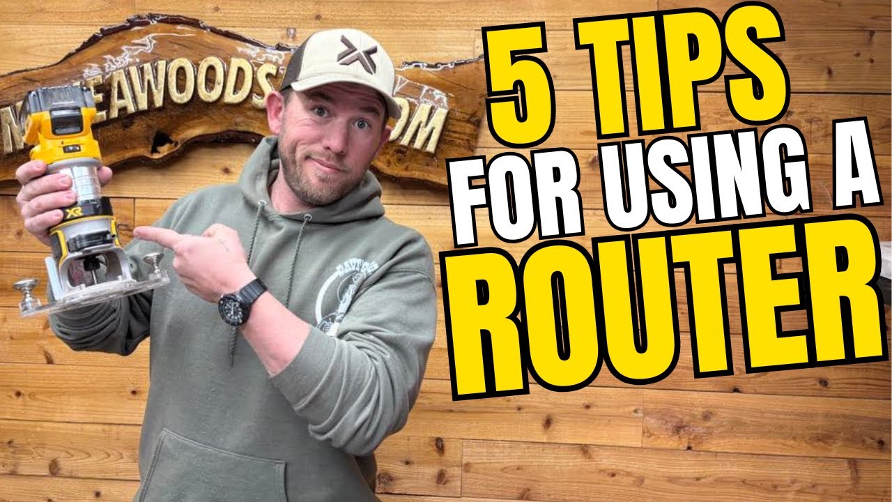 Don't Be Intimidated! - 5 Tips For Beginners Using A Router - YouTube