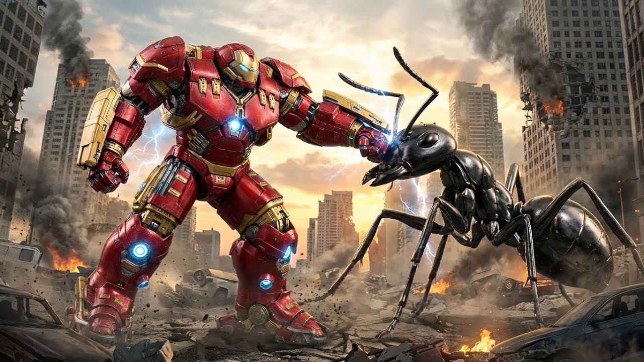 Epic Action Movie – Robot vs. Giant Ants | Epic Titan Clash - YouTube