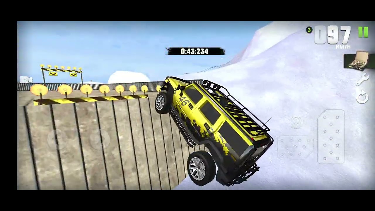 Single Sandbox 2 Roads Car Race Truck Level 4 Snow - YouTube