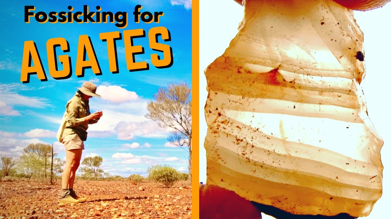 Fossicking for beautiful Agates - YouTube