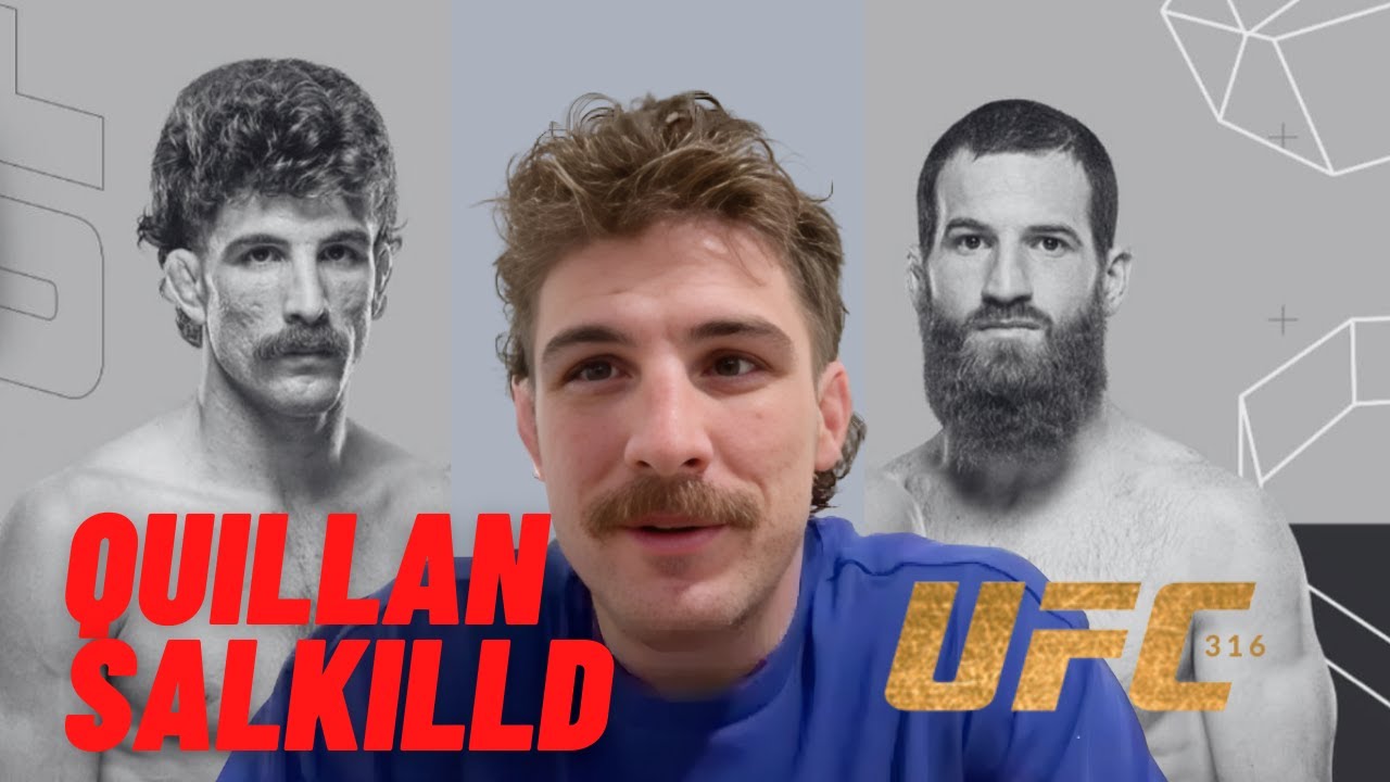 UFC Fighter Quillan Salkilld after his recent UFC win - YouTube